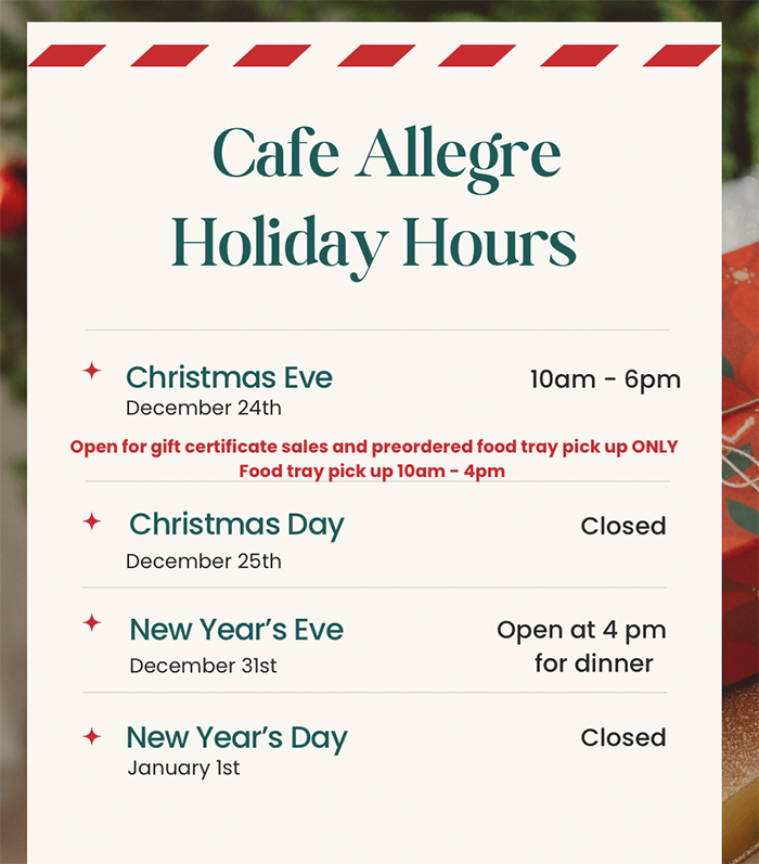 Cafe Allegre Italian Restaurants and Dining in Madison, CT