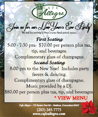 Cafe Allegre Italian Restaurants and Dining in Madison, CT